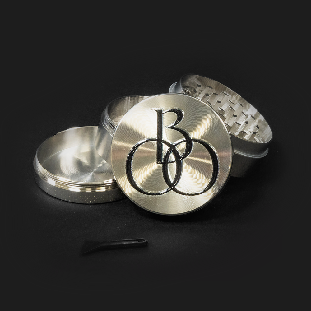 Born of Osiris - Monogram Silver Herb Grinder – Sumerian Merch