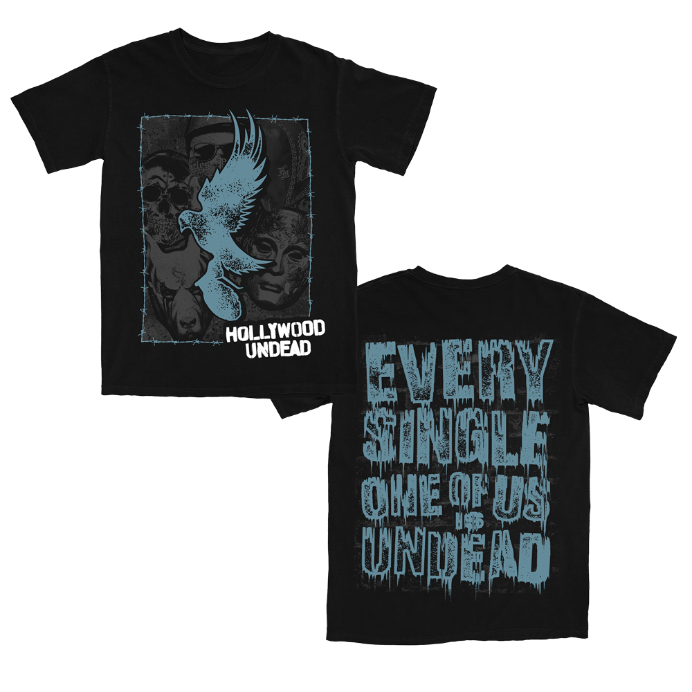 Hollywood Undead - Masks Black Tee – Sumerian Merch