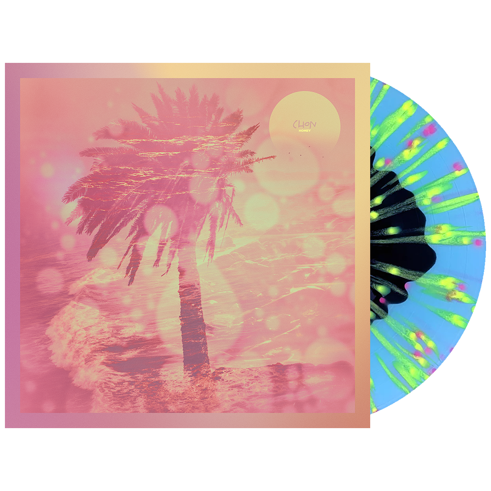 CHON - 'Homey' Electric Blue w/ Black + Yellow + Violet Splatter Vinyl ...