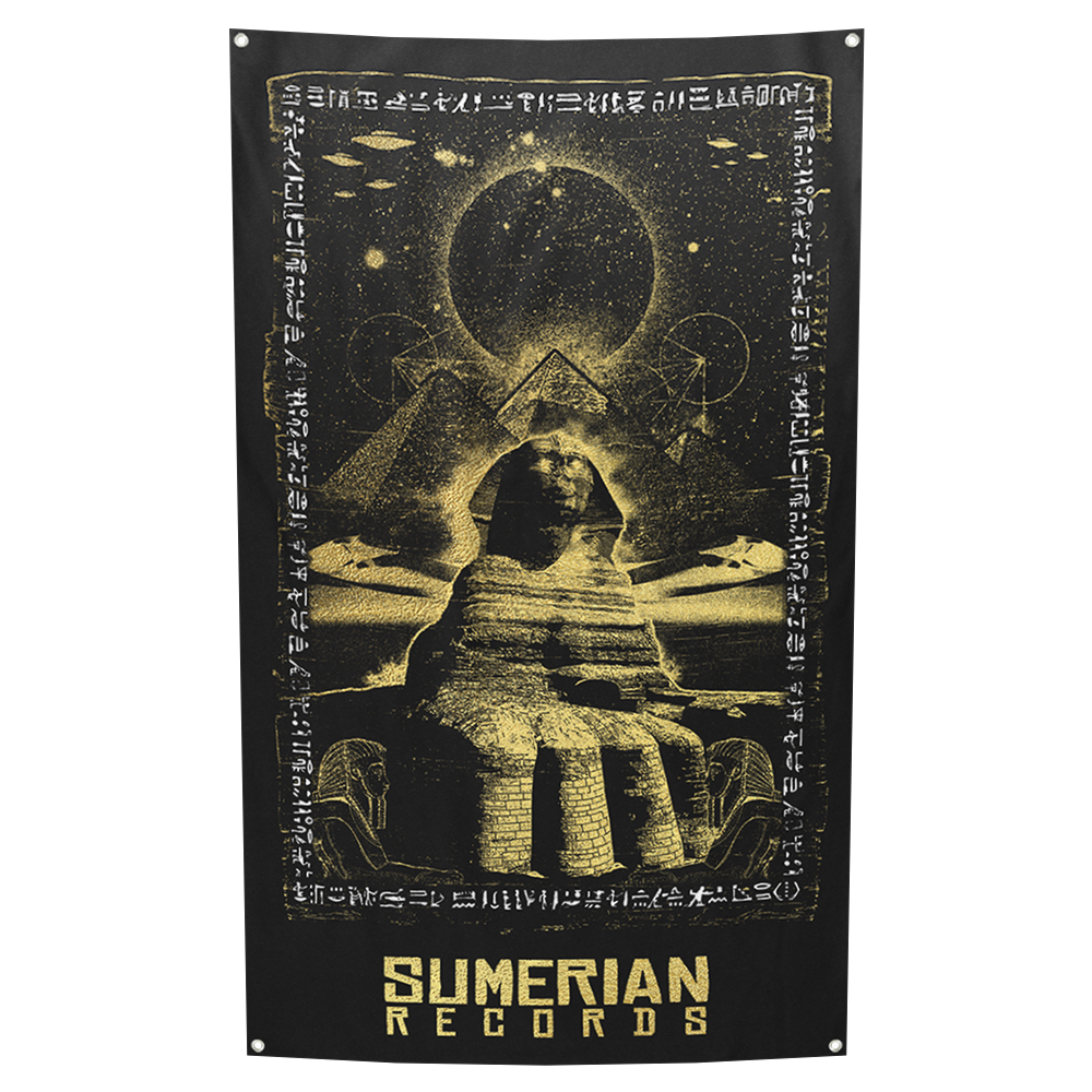 Sumerian Records - Sphinx Wall Flag – Sumerian Merch